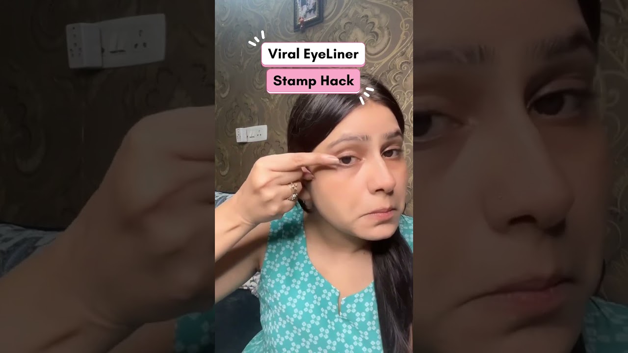 Viral Eyeliner Hack Viral Eyeliner Hacks Shorts Trying Viral