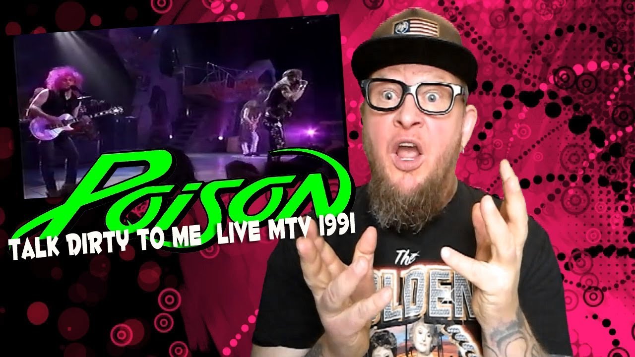 Reaction To Poison Talk Dirty To Me Live 1991 Mtv Music Awards Youtube
