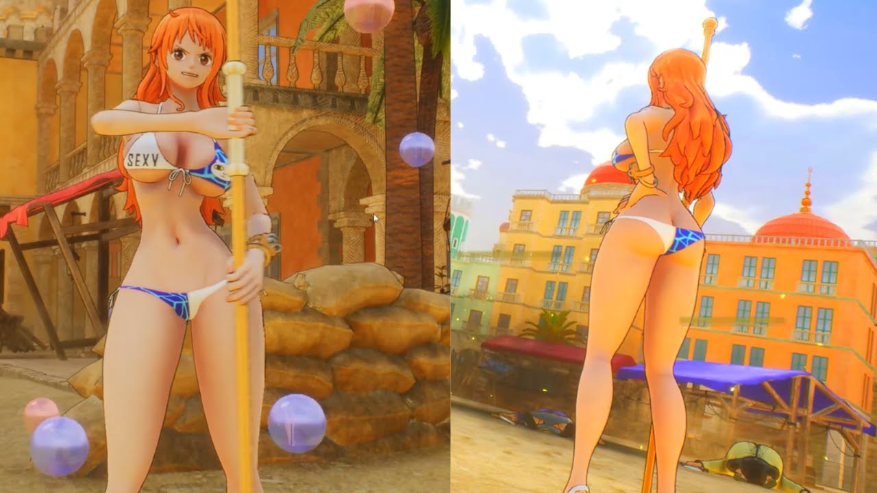 One Piece Odyssey Nami Film Gold Bikini Mod Youtube