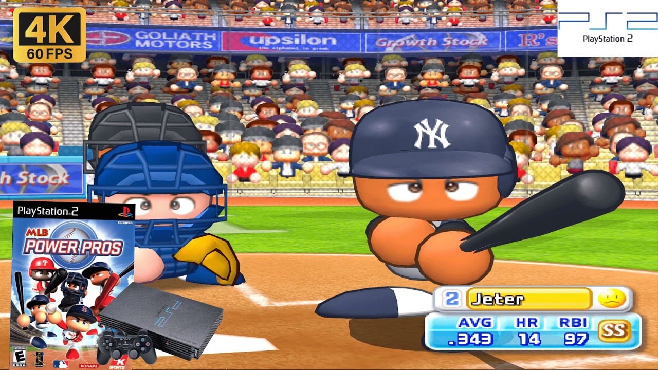 Mlb Power Pros 2007 Sony Playstation 2 Ps2 Gameplay In Hd 4k 60fps