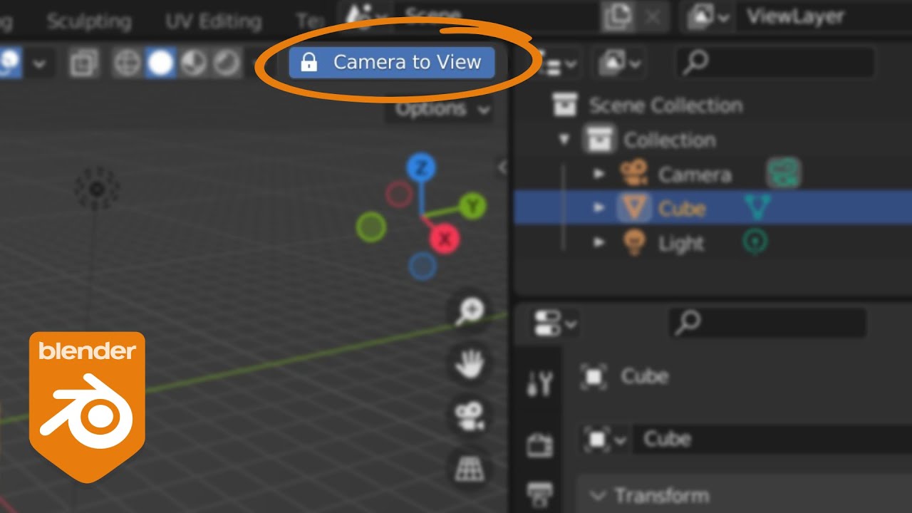 Blender Add On Easy Camera To View Youtube