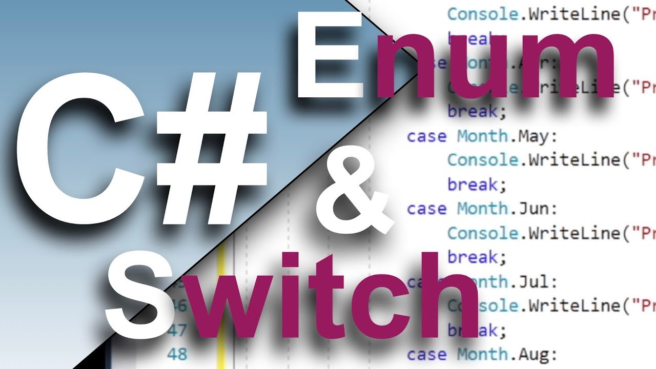 C Enum And Switch Statement Example Youtube
