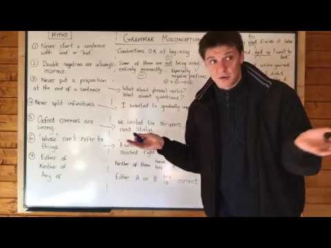 Grammar Misconceptions Youtube