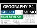 Geography Paper 1 Grade 12 Final Exams Geography P 1 2025 Geomorphology ...
