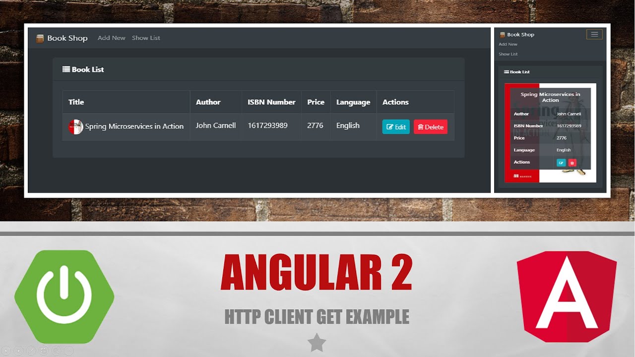 6 Angular 2 And Spring Boot Http Client Get Request Example Fetch