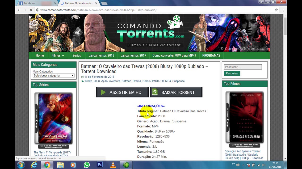 Baixar Filmes Comando Torrents Retoedu