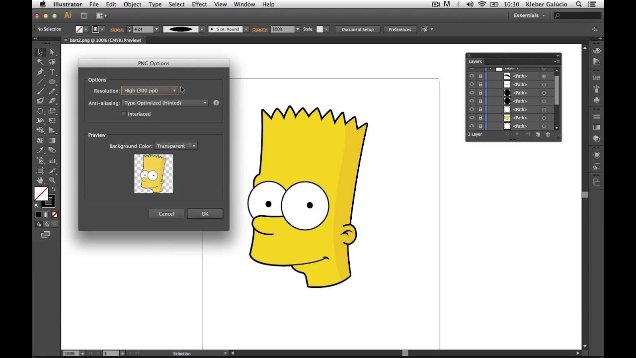 Exportação De Arquivos No Illustrator Youtube