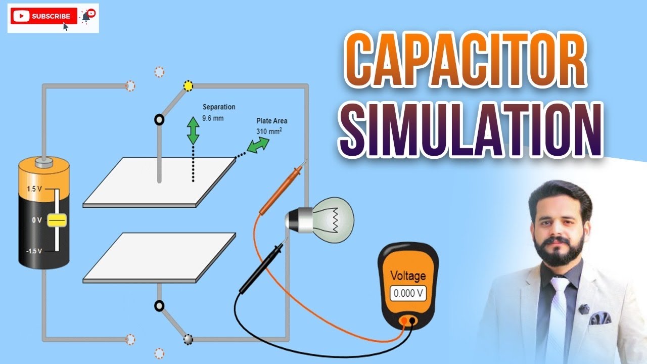 How Capacitor Works Simulation Explaining Capacitor With Animation