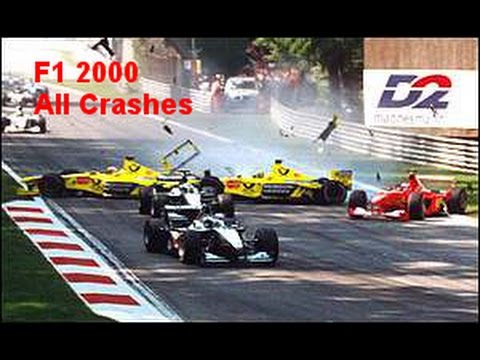 F1 2000 All Crashes Youtube