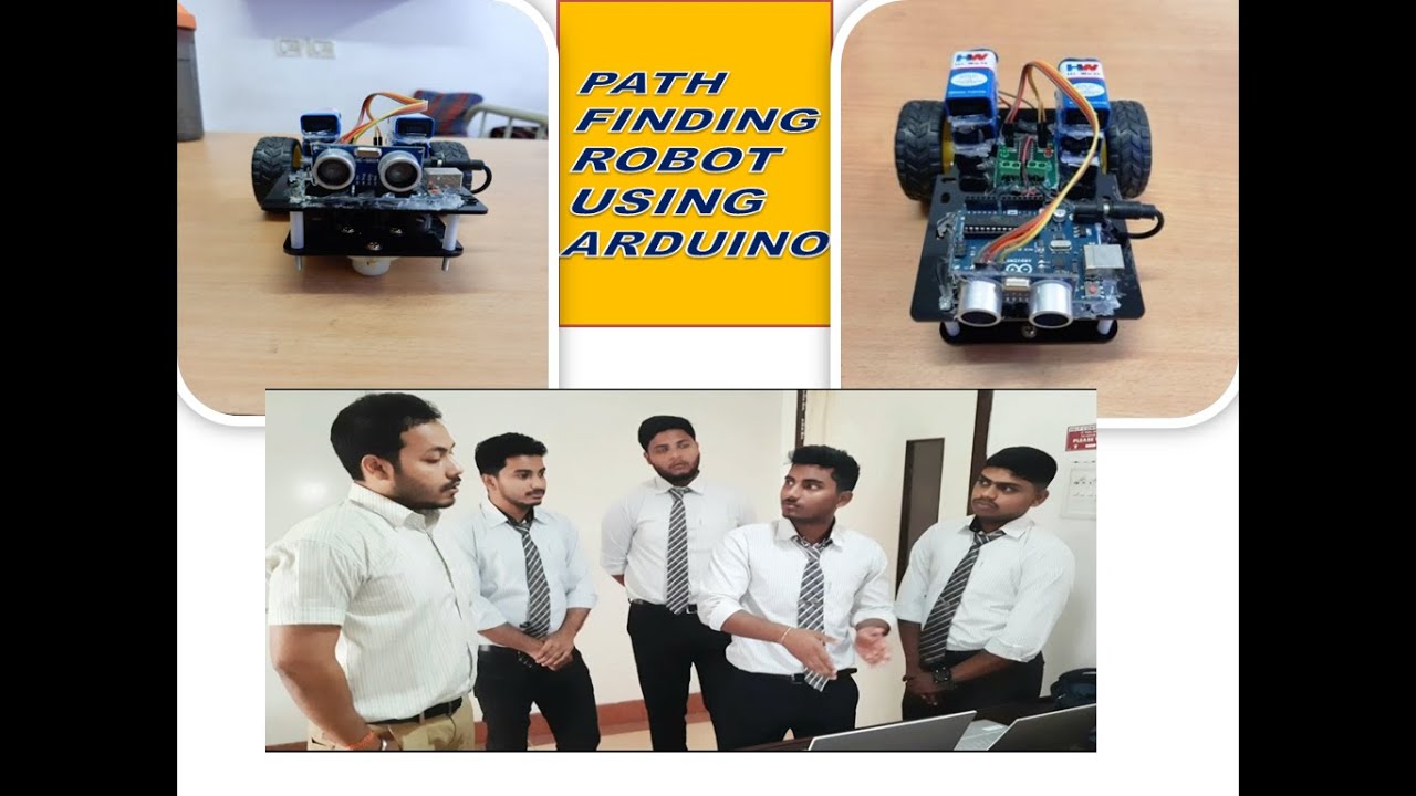 Path Finding Robot Using Arduino Major Project Youtube