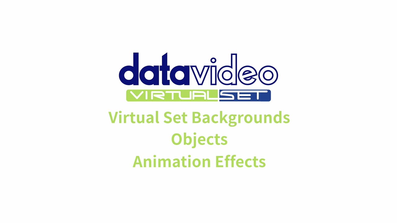 Datavideo Virtualset Maker Virtual Set Backgrounds Objects Animation