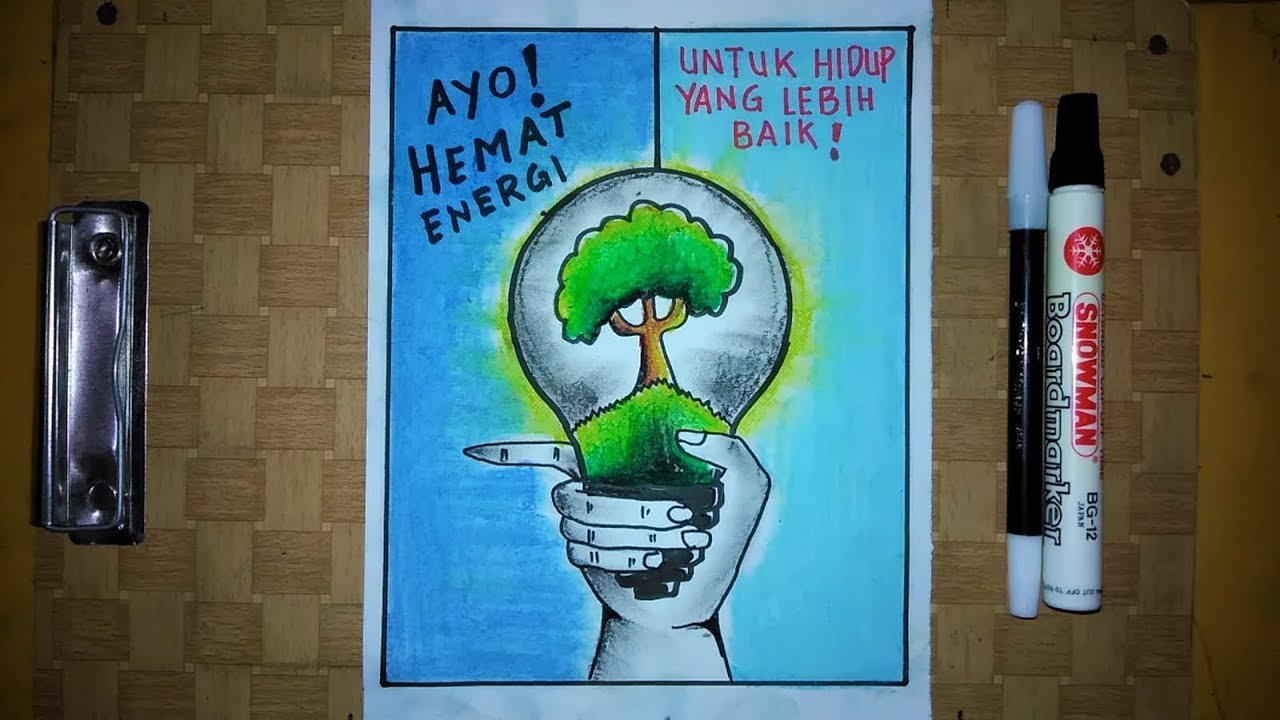 Poster Hemat Energi Listrik