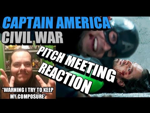 Captain America Civil War Pitch Meeting Reaction Youtube