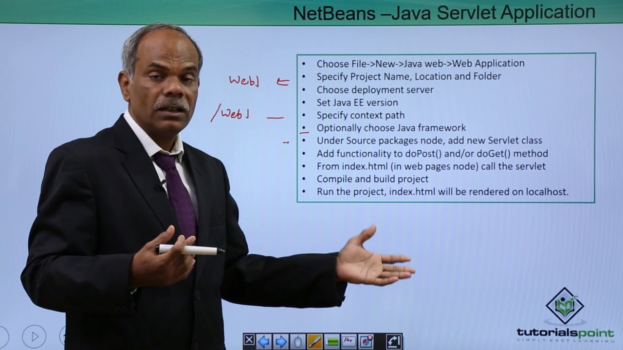 Netbeans Create Java Servlet Application Youtube