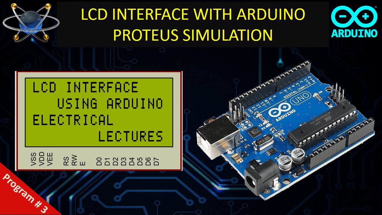 Interfacing Lcd With Arduino Arduino Lcd Tutorial Proteus Simulation Eroppa