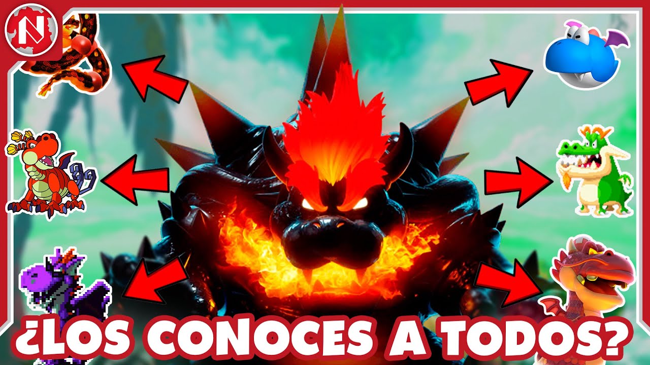 Todos Los Dragones De Super Mario Que Existen Youtube