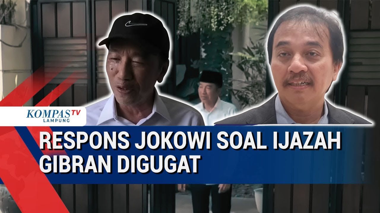 Respons Jokowi Soal Ijazah Gibran Digugat Pasti Ada Bekingan Kuat Youtube
