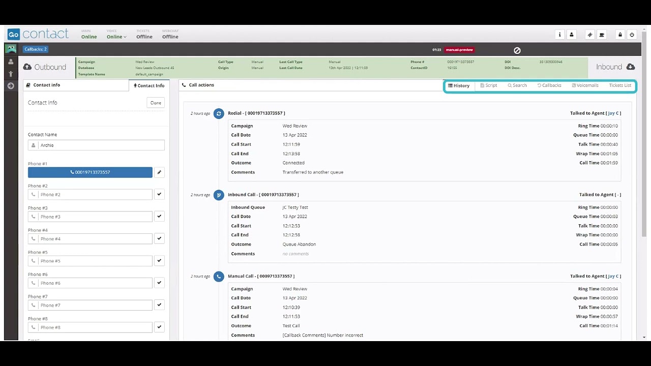 Gocontact Agent Voice Youtube