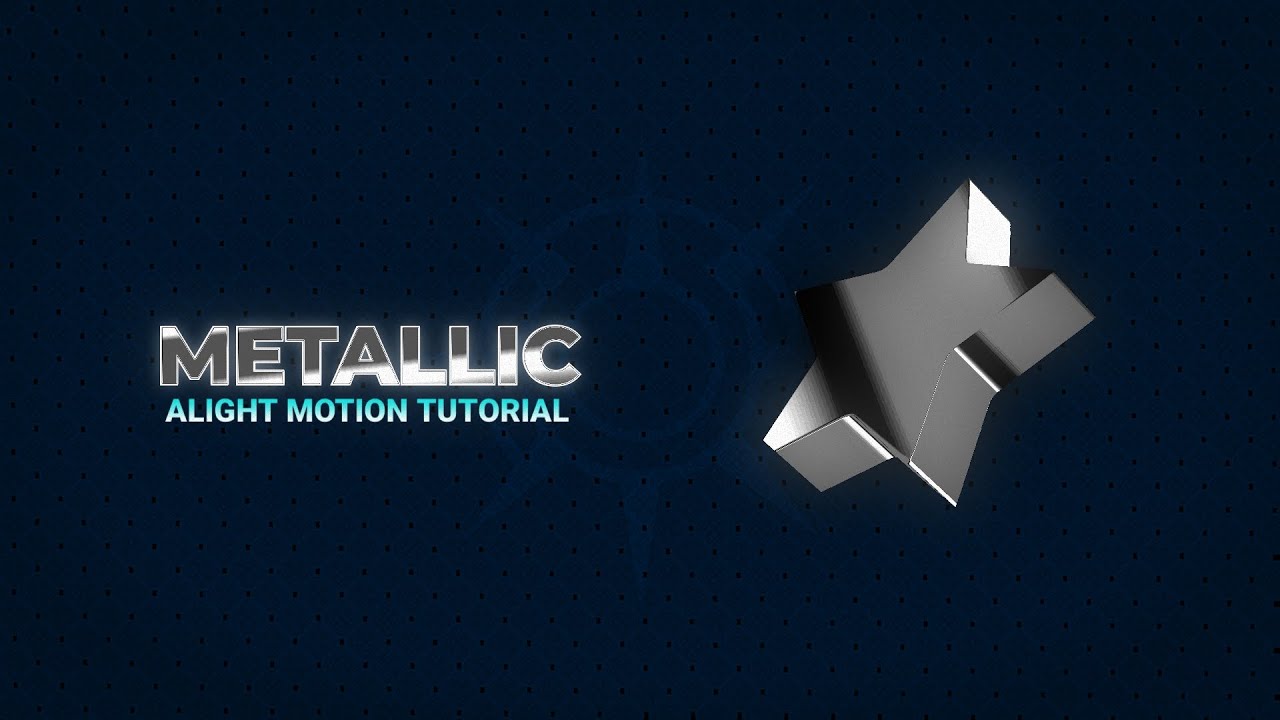 Metallic 3d In Alight Motion Voryxus Youtube