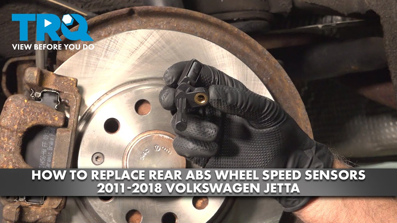 How To Replace Rear Abs Wheel Speed Sensors 2011 2018 Volkswagen Jetta