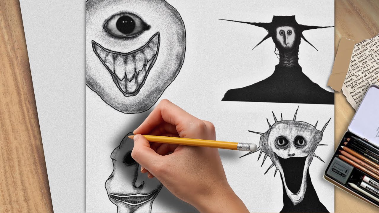 How To Draw Analog Horror Characters Youtube