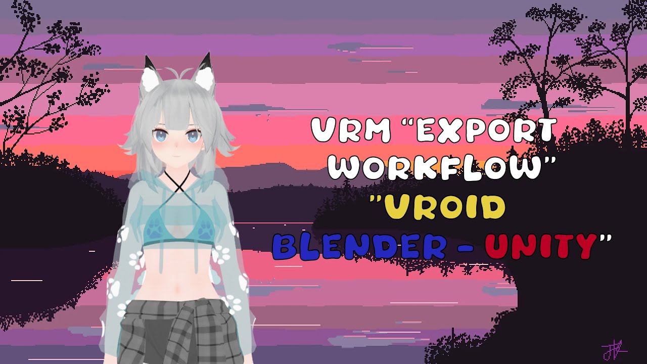 2024 Create Export Vrms A Beginner S Guide Vroid To Unity Youtube