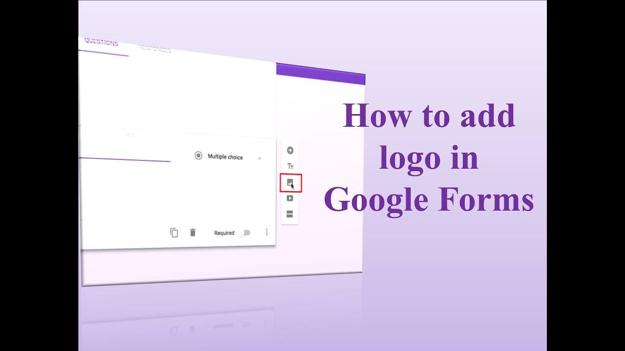 How To Insert Logo Or Image In The Header Of Google Form Youtube