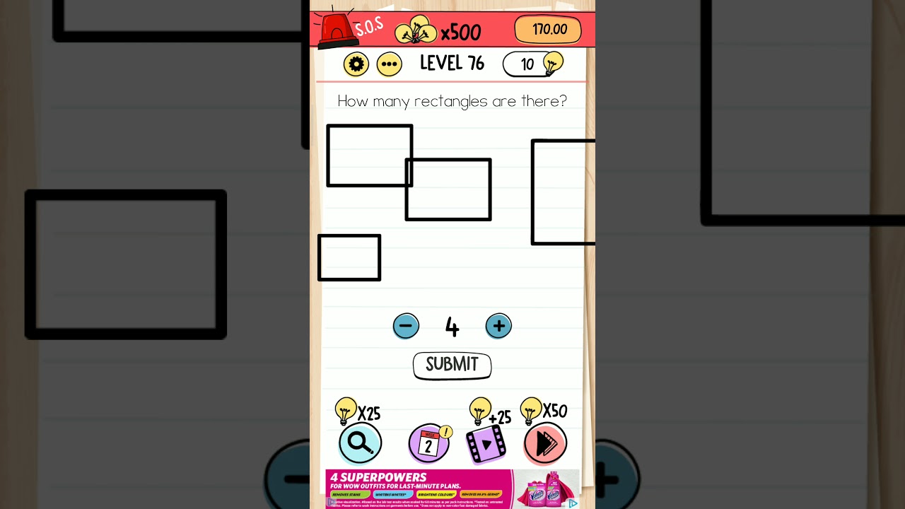 Brain Test Level 76 Youtube