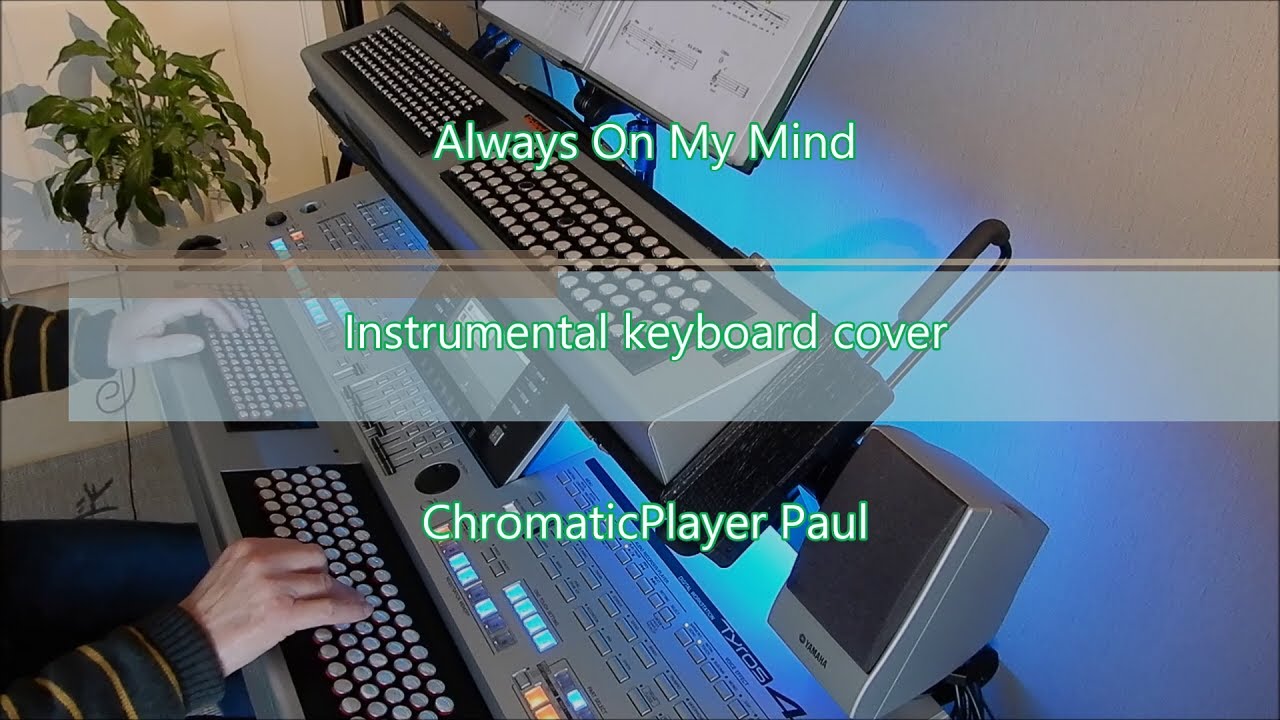 Always On My Minds Organ Keyboard Chromatic Youtube