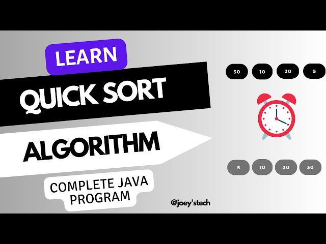 Quick Sort Algorithm Java Program Of Quick Sort Algorithm Quicksort