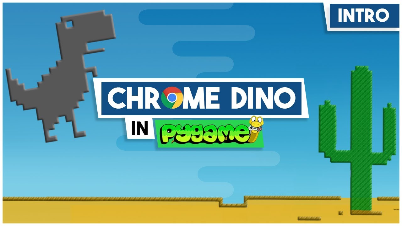 Chrome Dinosaur In Python Pygame Intro Youtube