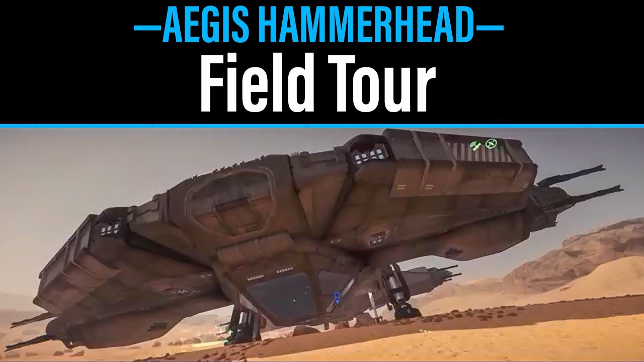 Star Citizen Aegis Hammerhead Field Tour 4k Ultrawide Youtube