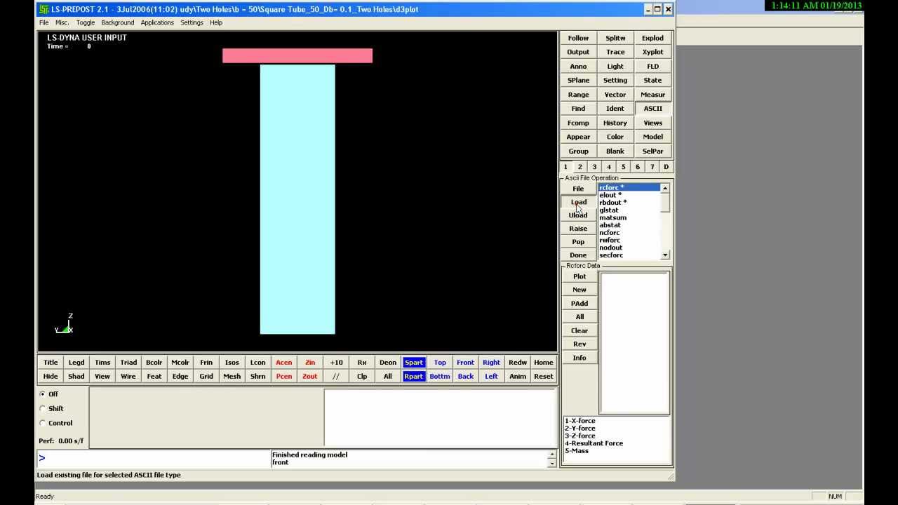 Tutorial Ls Dyna Post Processing Youtube