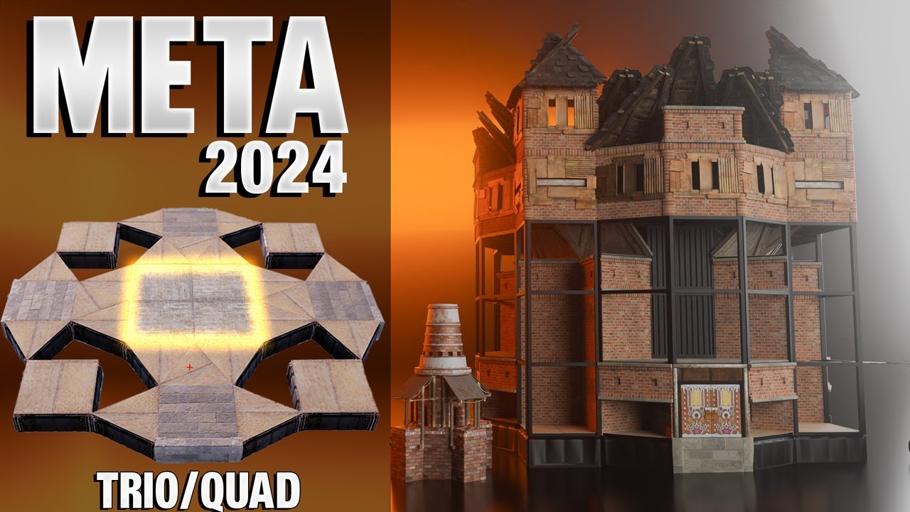 The Titan Ultimate Trio Quad Base Design Rust 2024 Rust Base