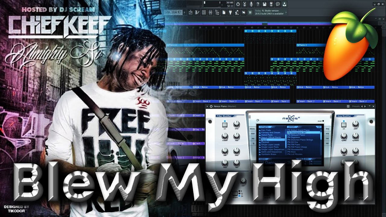 How Blew My High By Chief Keef Was Made Fl Studio Remake Youtube