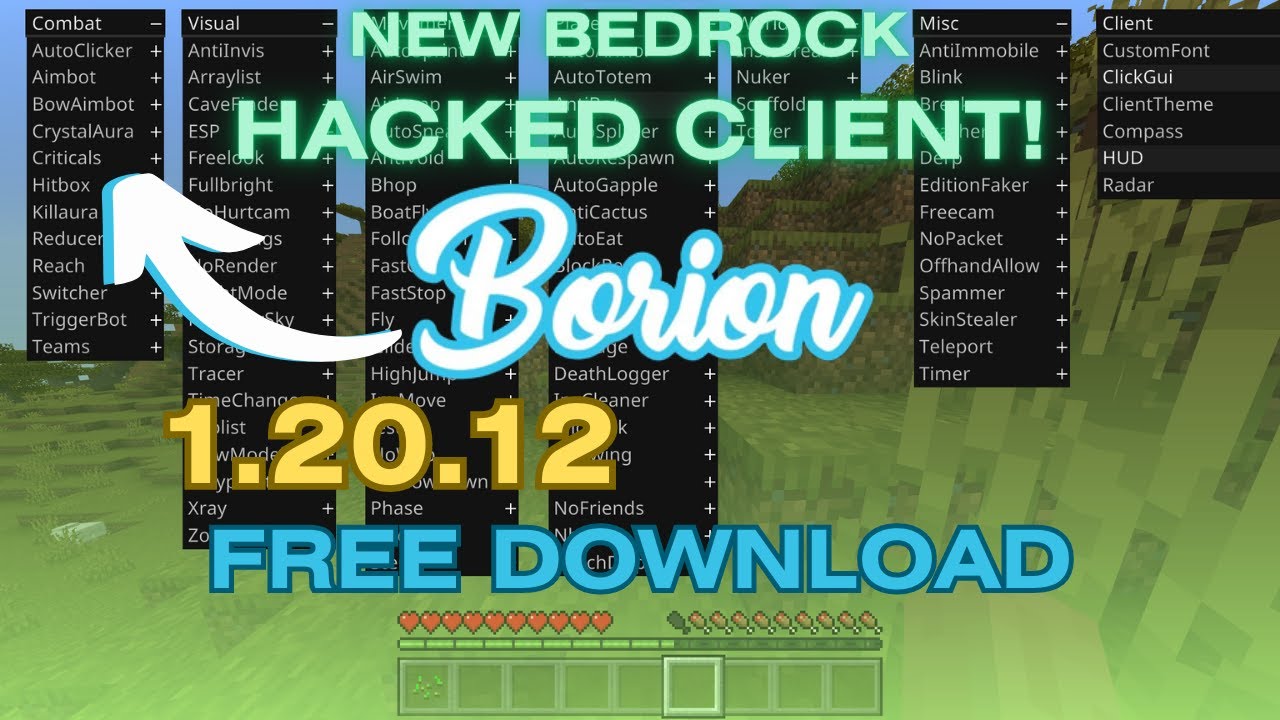 Hack Client For 1 12 2 Eaglercraft Client Selector Crhm