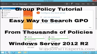 Group Policy Tutorial Easily Search Gpo From Thousands Of Group ...
