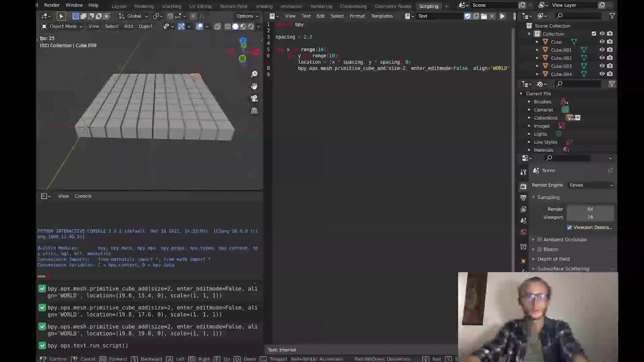 Generative Art Nfts Day 6 Blender Python Setup Youtube
