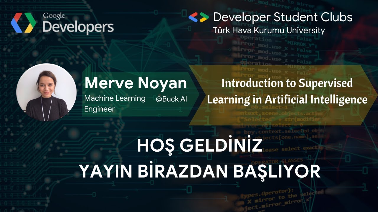 Introduction To Supervised Learning In Artificial Intelligence Merve
