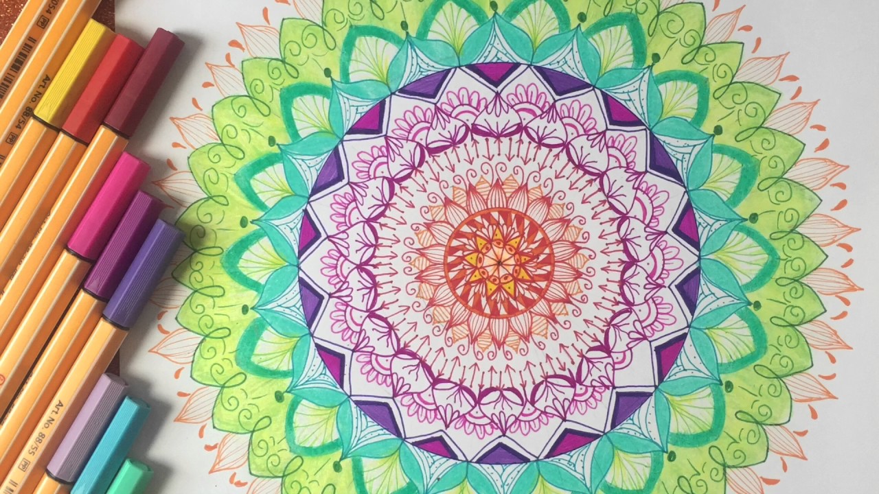 Easy Mandala For Beginners Step By Step Tutorial