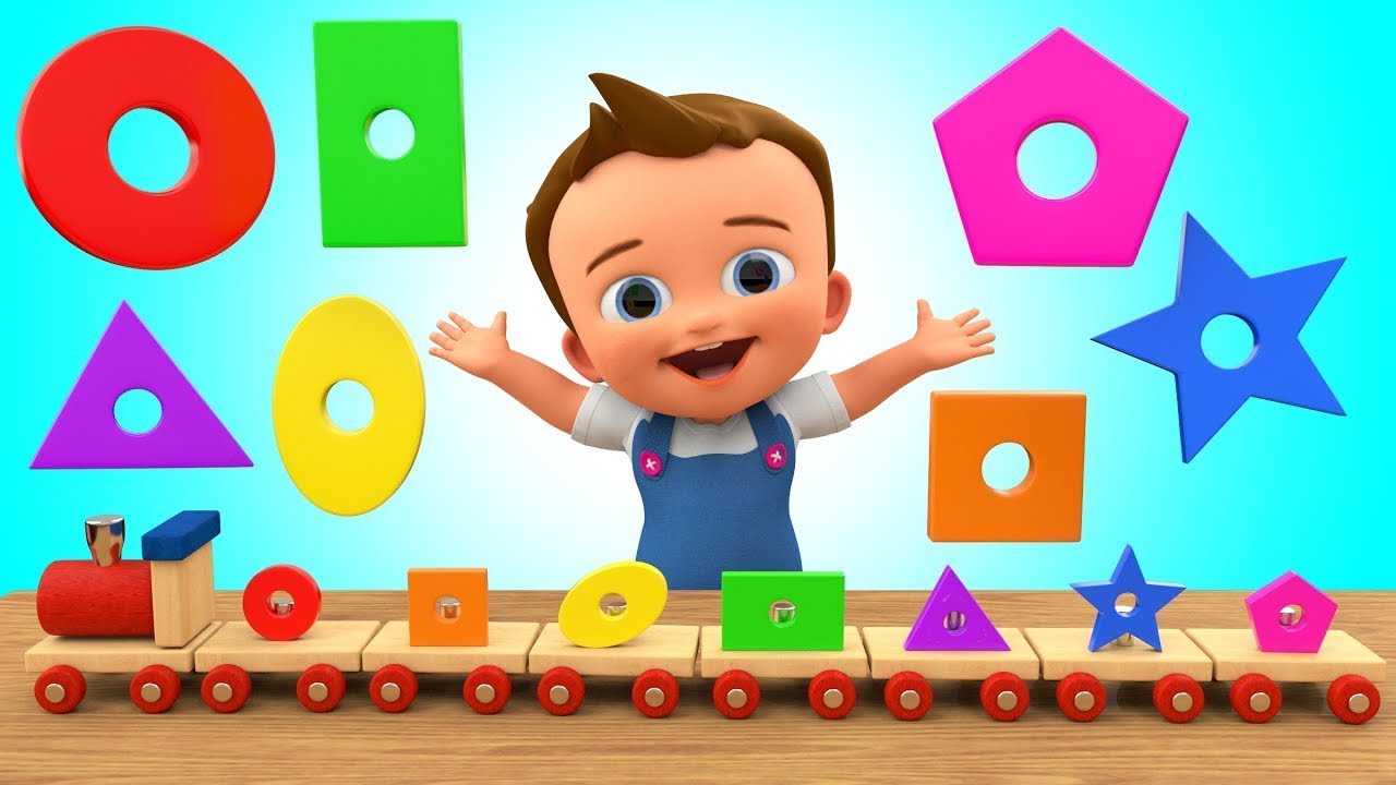 Brainy Baby Shapes And Colors Kids Preschool Kindergarten Youtube