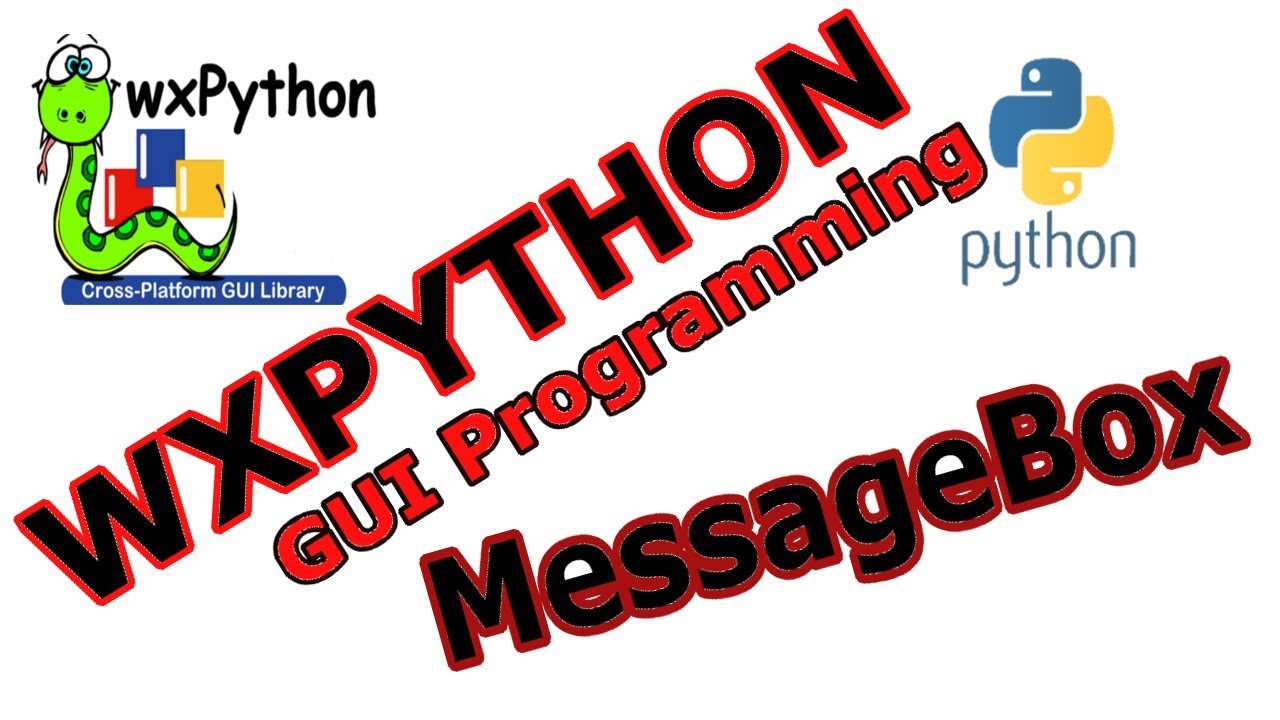 How To Create Messagebox In Wxpython 13 Youtube