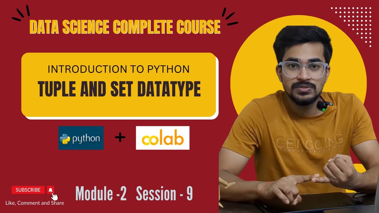 Tuple And Set Datatype In Python Python For Data Science Data
