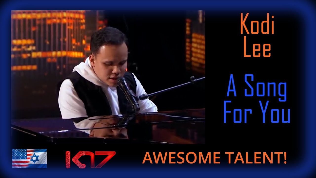 Amazing Story Talent Performance Kodi Lee A Song For You Agt