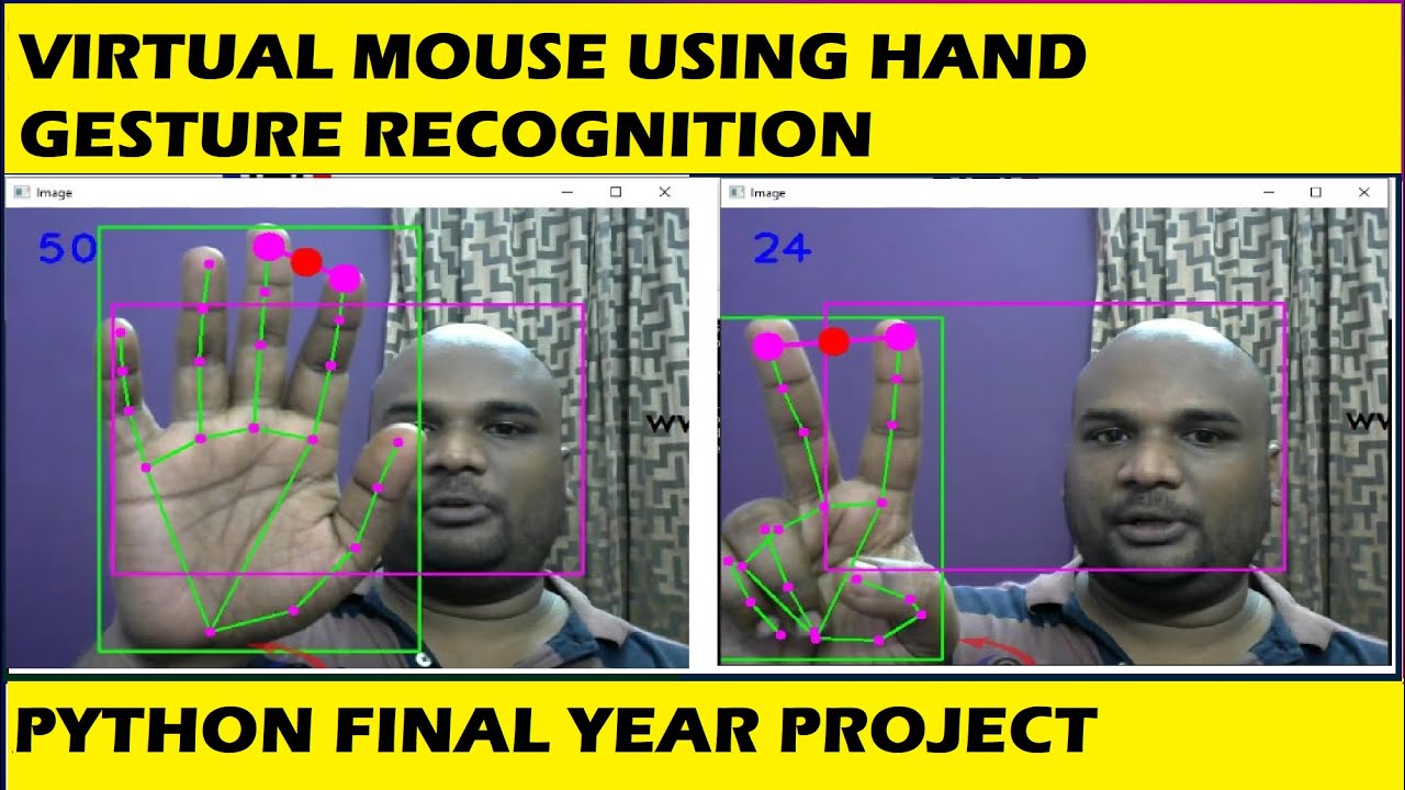 Virtual Mouse Using Hand Gesture Recognition Python Final Year