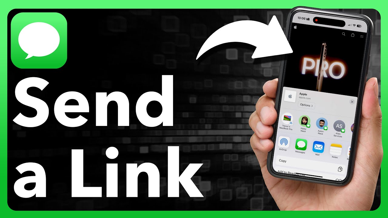 How To Send A Link On Iphone Youtube