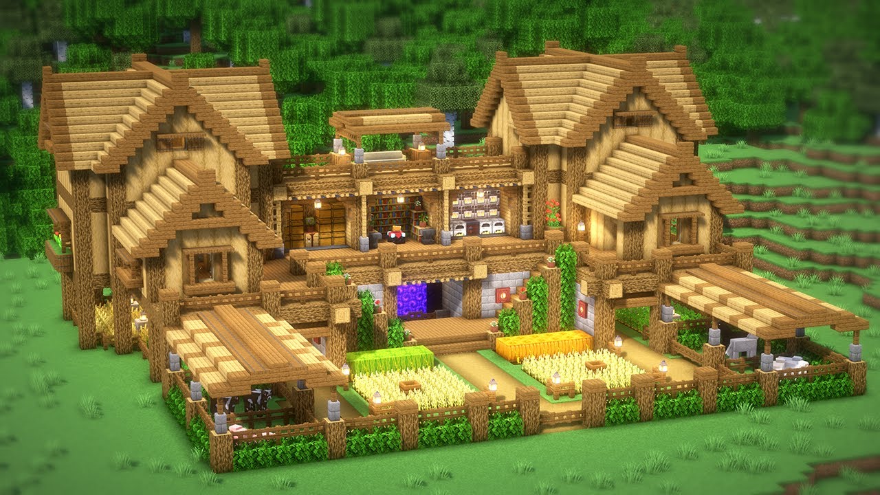 Minecraft How To Build A Large Survival Base 56 House Building
