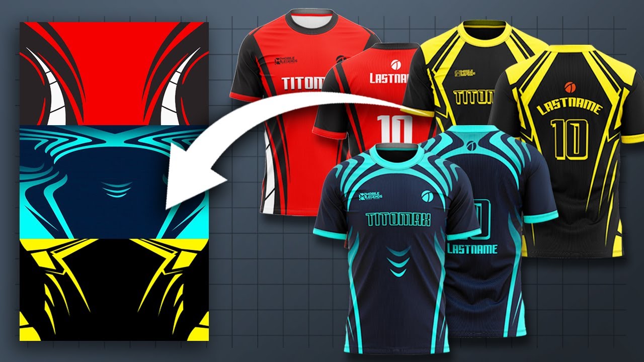 Free Esports Jersey Pattern Designs Free Files Youtube