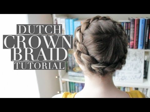 Dutch Crown Braid Tutorial Youtube