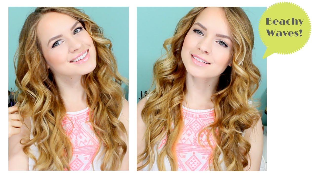 How To Perfect Beachy Mermaid Waves Youtube